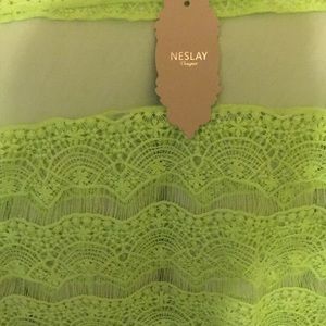 neslay designer | Tops | Neslay Designers Mesh And Fringe Top | Poshmark